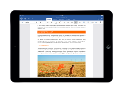 iPad版Office正式发布 iPhone版彻底免费_苹果新闻-中关村在线