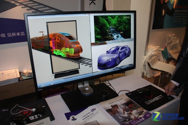 明基4K专业级CAD/CAM显示器亮相欧特克_液晶显示器新闻-中关村在线