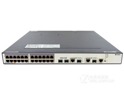 【高清图】华为(huawei)S3700-28TP-SI-DC整体外观图 图1-ZOL中关村在线