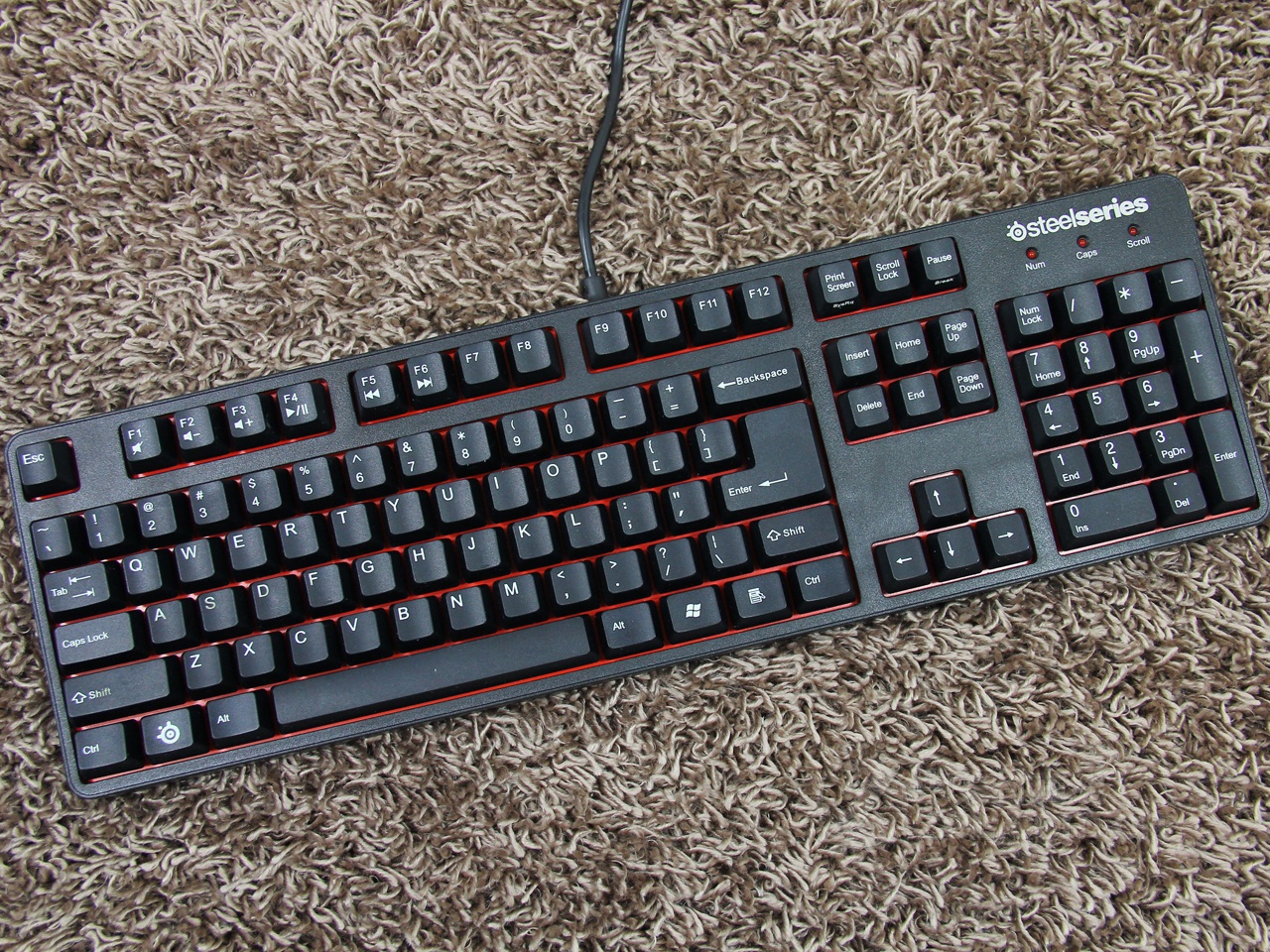 【原始大图】SteelSeries 6Gv2有线键盘效果图图片欣赏-ZOL中关村在线